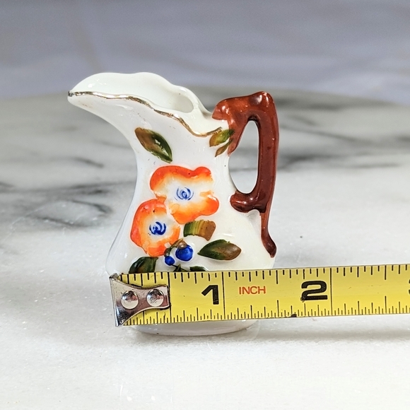Hand Painted | Accents | Vintageminiature Figurines Bud Vases Small ...